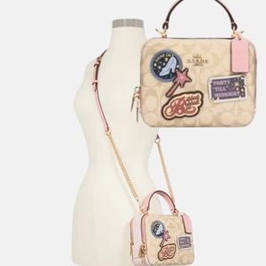 Coach | Bags | Coach X Disney Princess Souvenir Patches Box Bag | Poshmark